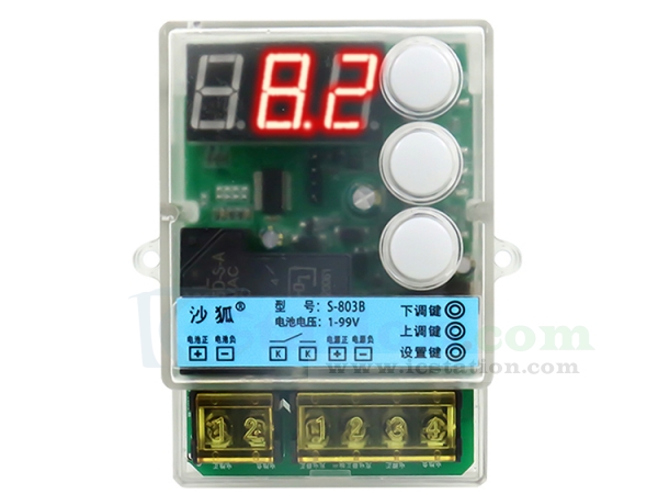 Battery Charge Discharge Controller DC 1V-99V Battery Voltage Monitor Protector Lithium/Lead ...